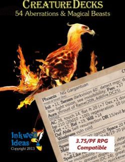 Pathfinder OGL - Creature Decks: Aberrations & Magical Beasts ...