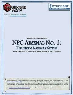 Pathfinder OGL - NPC Arsenal 1: Drunken Aasimar Sensei - Produktinfo ...