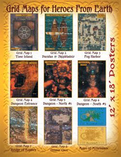Pathfinder OGL - Grid Map Posters & Maps - Produktinfo bei drosi.de
