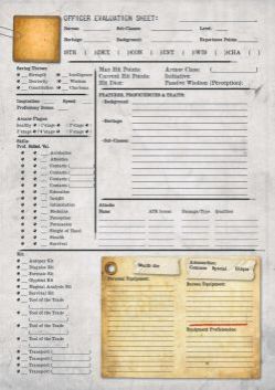 D20-System - Character Sheet (d20) - Produktinfo bei drosi.de